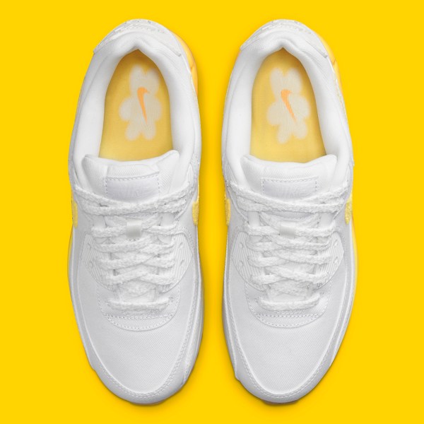 Nike Air Max 90 "White/Yellow" DJ4548-100 | SneakerNews.com