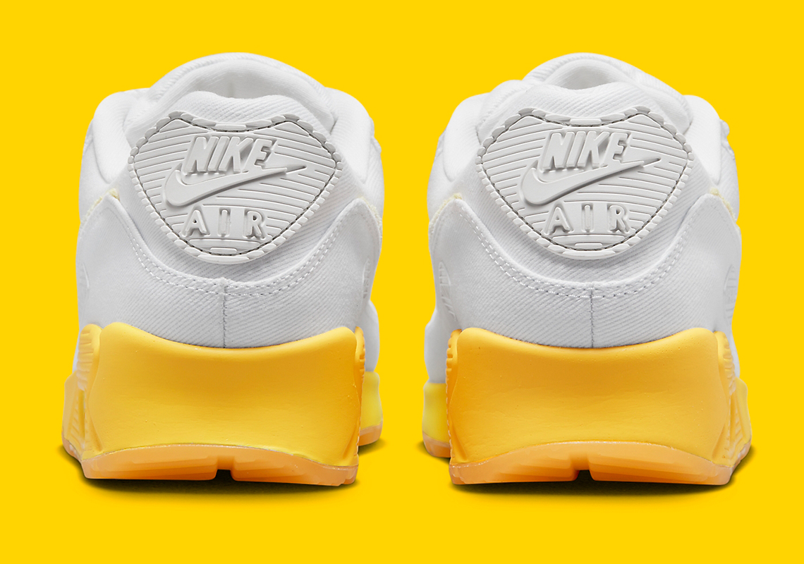 Nike Air Max 90 "White/Yellow" DJ4548-100 | SneakerNews.com