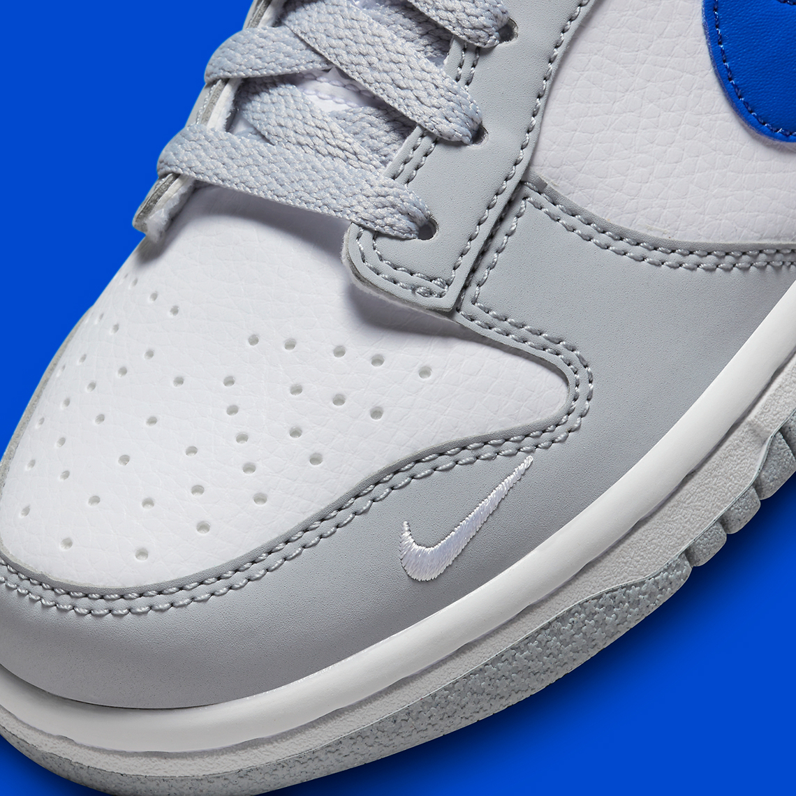 Nike Dunk Low GS "Grey/White/Royal" FN3878-001 | SneakerNews.com