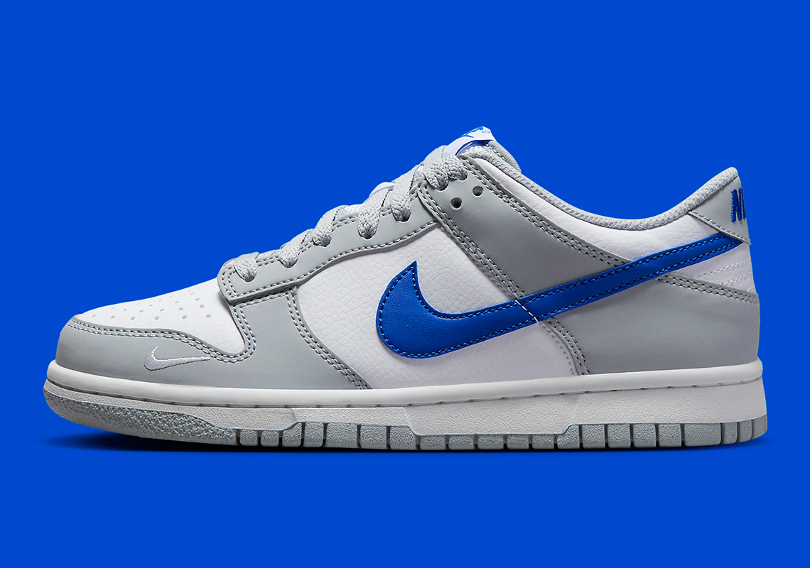 Nike Dunk Low GS "Grey/White/Royal" FN3878-001 | SneakerNews.com