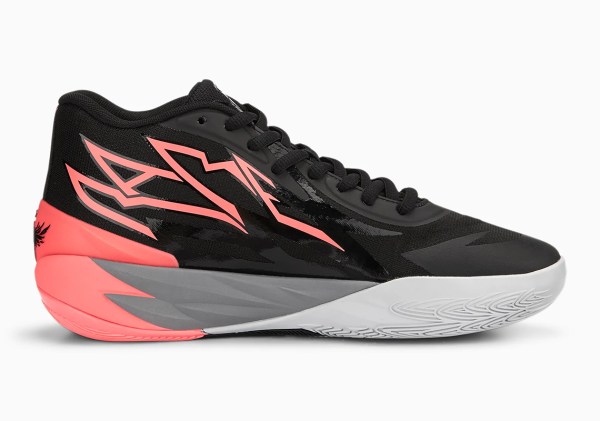 PUMA MB.02 "Black/Coral" 378287-01 | SneakerNews.com