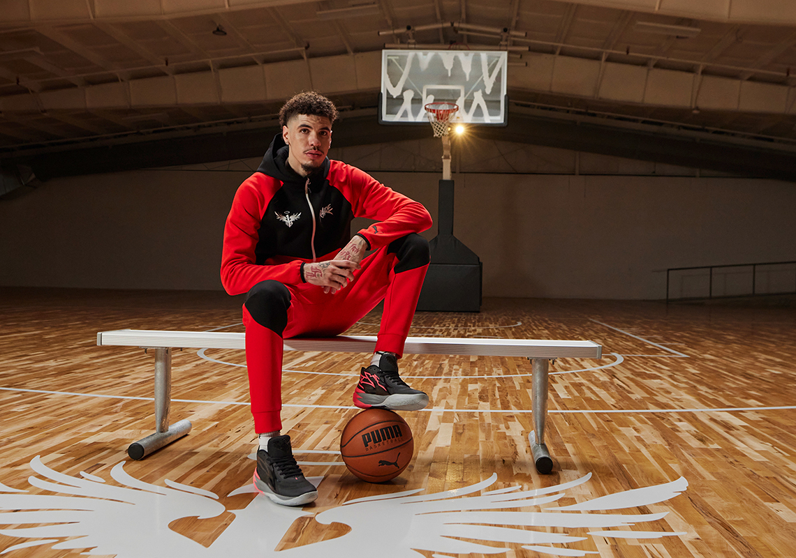 PUMA MB.02 "Black/Coral" 378287-01 | SneakerNews.com