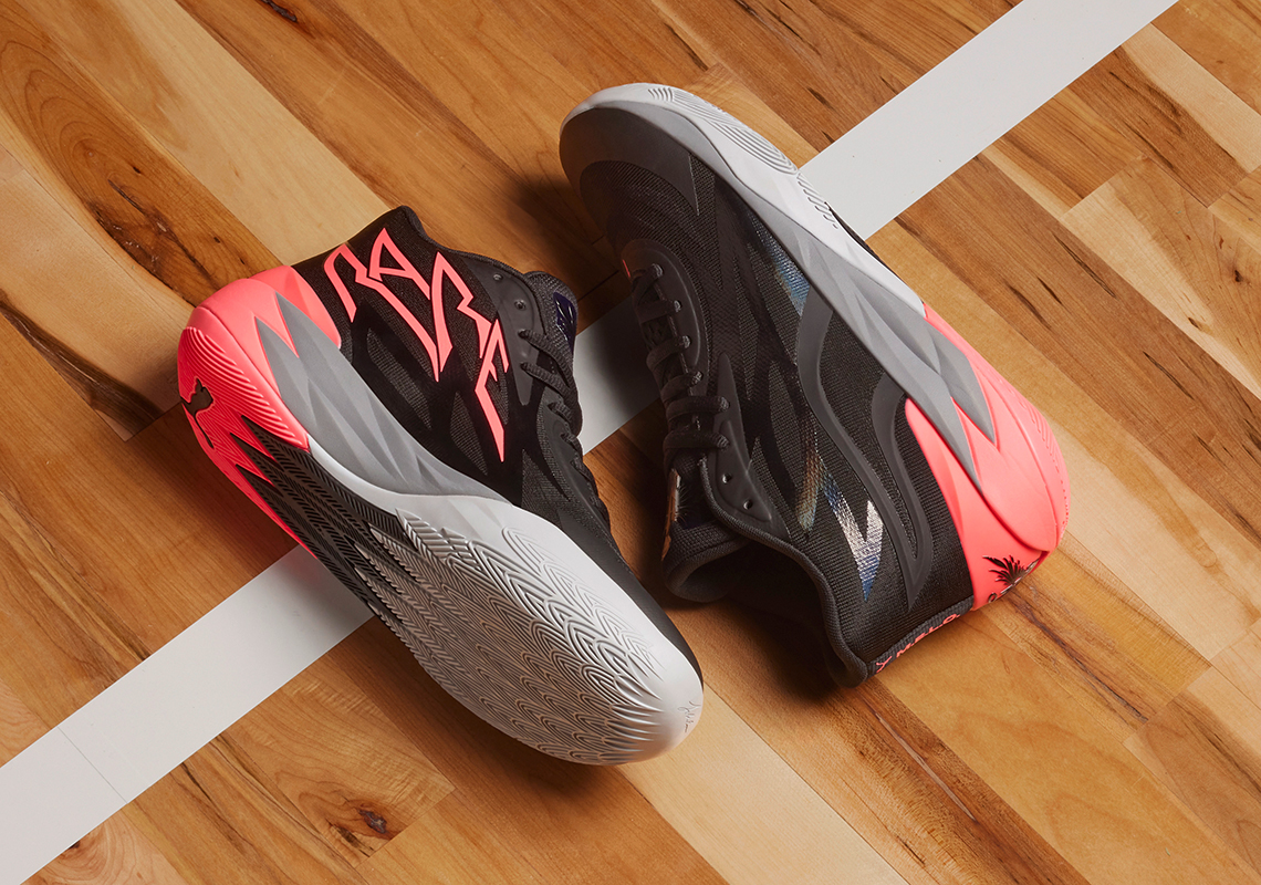 PUMA MB.02 "Black/Coral" 378287-01 | SneakerNews.com