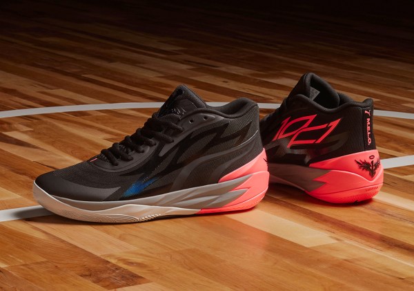 PUMA MB.02 "Black/Coral" 378287-01 | SneakerNews.com