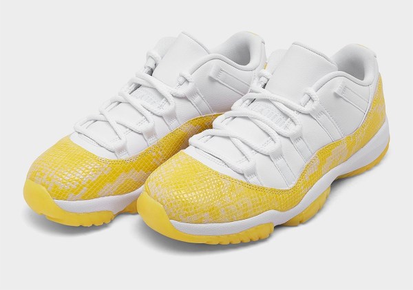 Air Jordan 11 Low "Yellow Snakeskin" AH7860-107 | SneakerNews.com