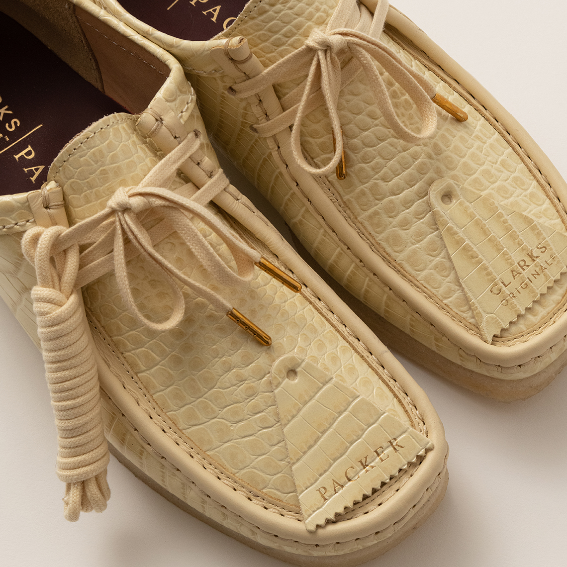 Packer Clarks Wallabee Croc Release Date | SneakerNews.com