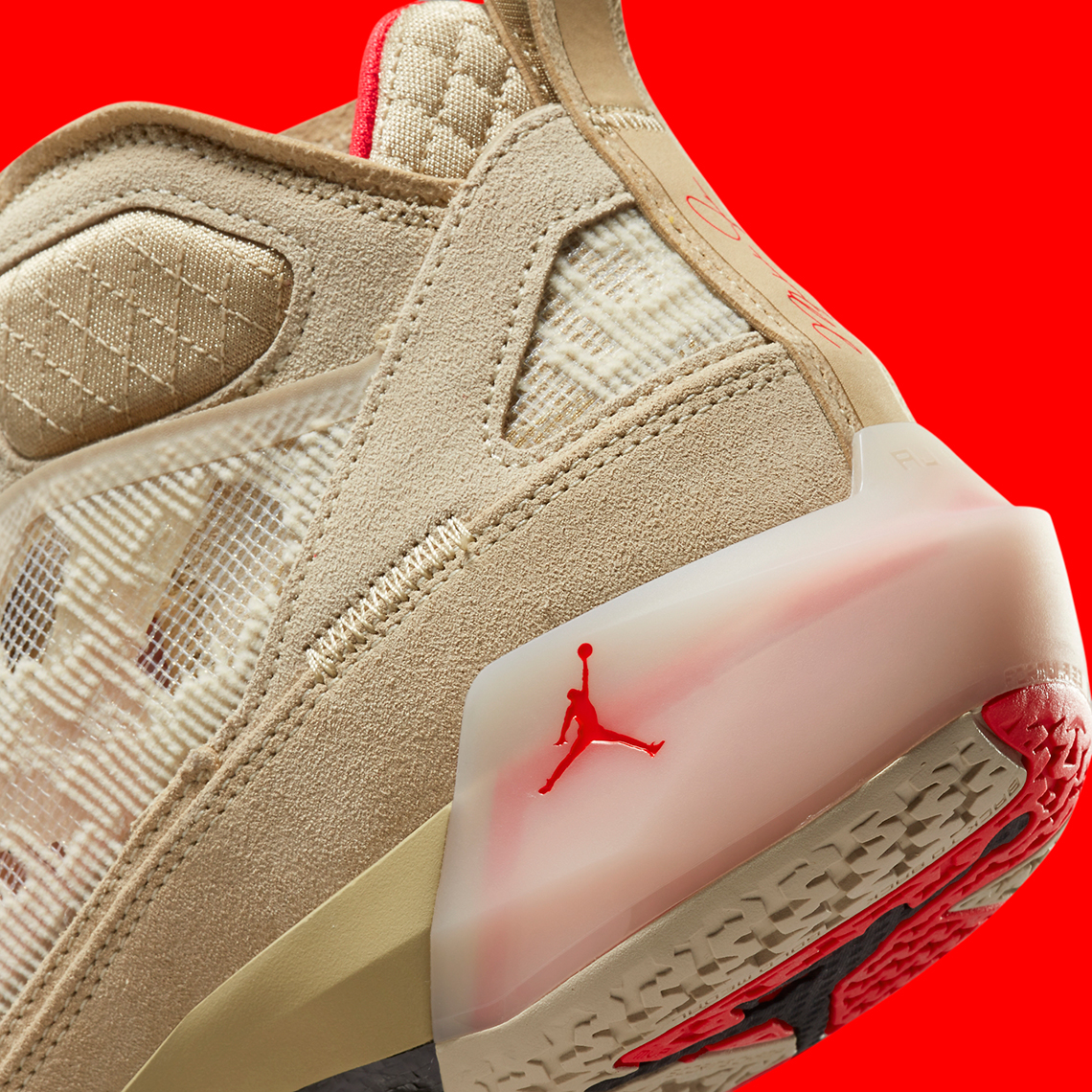 Air Jordan 37 "Wheat/Red" FD6721-200 Release Date | SneakerNews.com