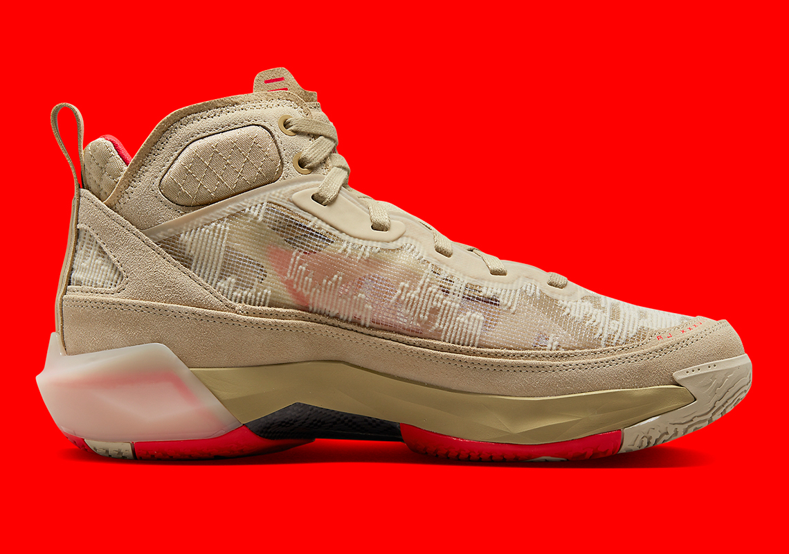 Air Jordan 37 "Wheat/Red" FD6721-200 Release Date | SneakerNews.com