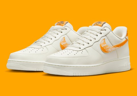Nike Air Force 1 Low "White/Orange" FN3419-100 | Sneaker News