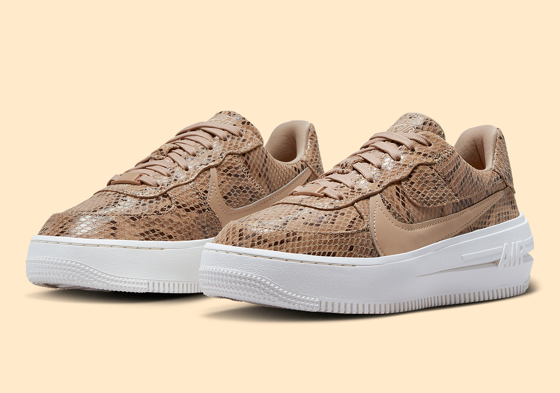 Nike Air Force 1 PLT.AF.ORM "Snakeskin" FJ4965-200 | SneakerNews.com