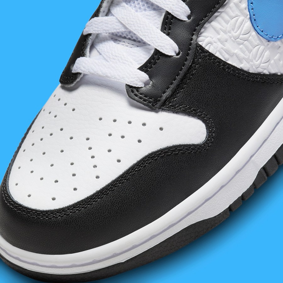 Nike Dunk High EMB Black/White/University Blue FJ4210-001 | SneakerNews.com