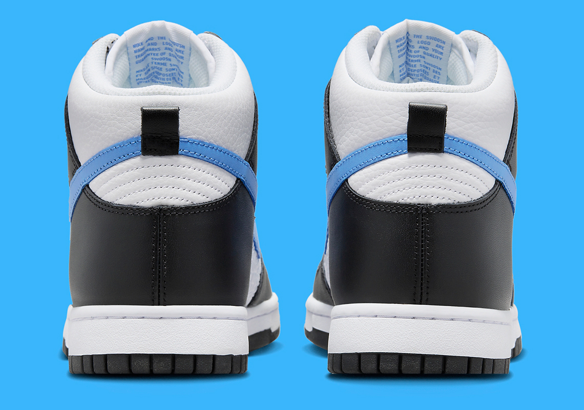 Nike Dunk High EMB Black/White/University Blue FJ4210-001 | SneakerNews.com