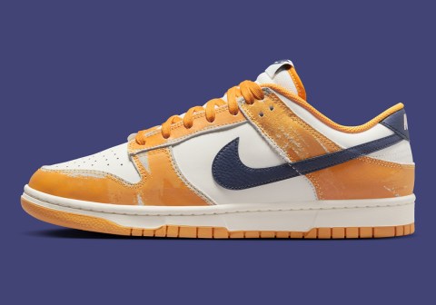 Nike Dunk Low Faded Paint Yellow Blue FN3418-100 | SneakerNews.com