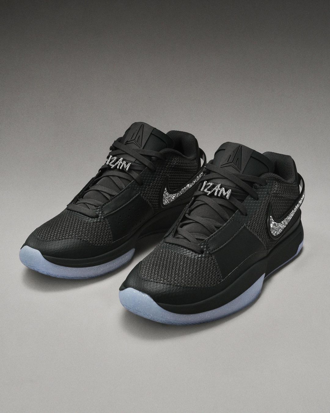 Ja Morant Nike JA 1 "12 AM" Midnight Swarovski FJ4234-001 | SneakerNews.com