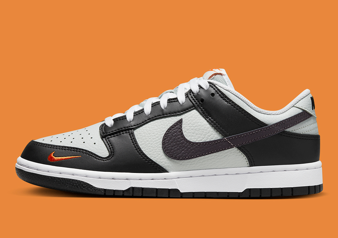 Nike Dunk Low Black Grey Orange FN7808-001 | SneakerNews.com