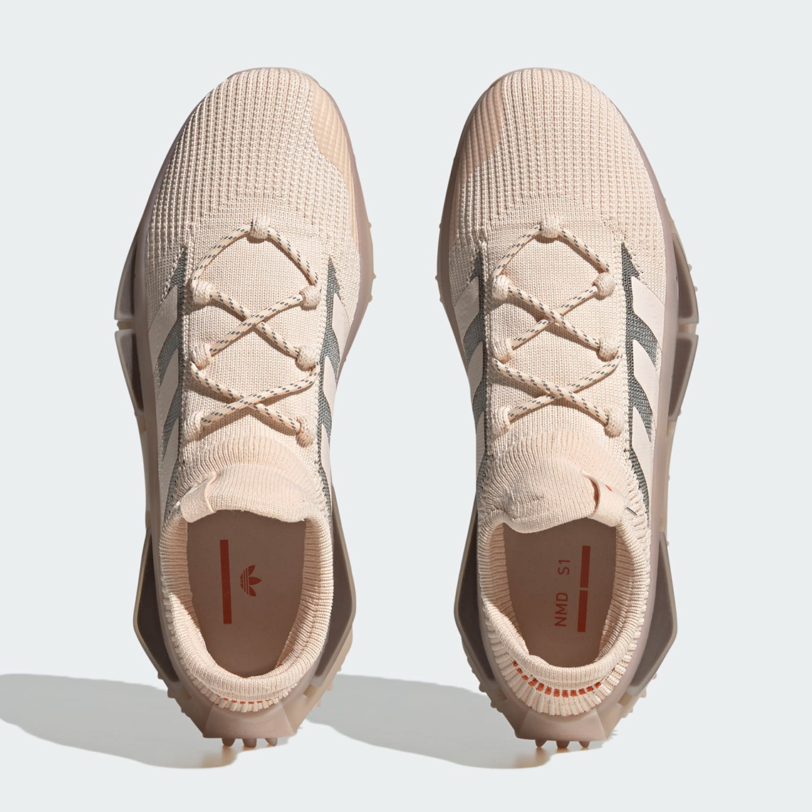 adidas NMD S1 Bliss Orange Wonder Taupe ID1653 | SneakerNews.com