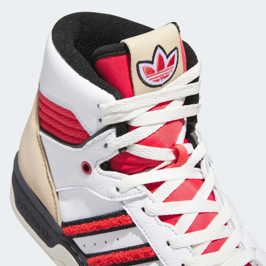 adidas Rivalry Hi "Core White/Glory Red" FZ6332 | SneakerNews.com