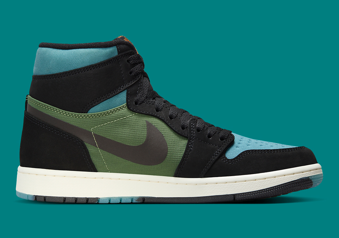 Air Jordan 1 High Element GORE-TEX "Black/Olive" DB2889-003 | Sneaker News