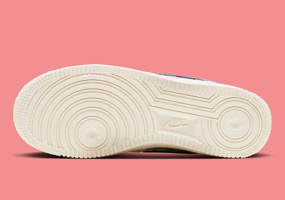 Nike Air Force 1 Low "Just Do It Denim Bouclé" FJ7740-141 | SneakerNews.com
