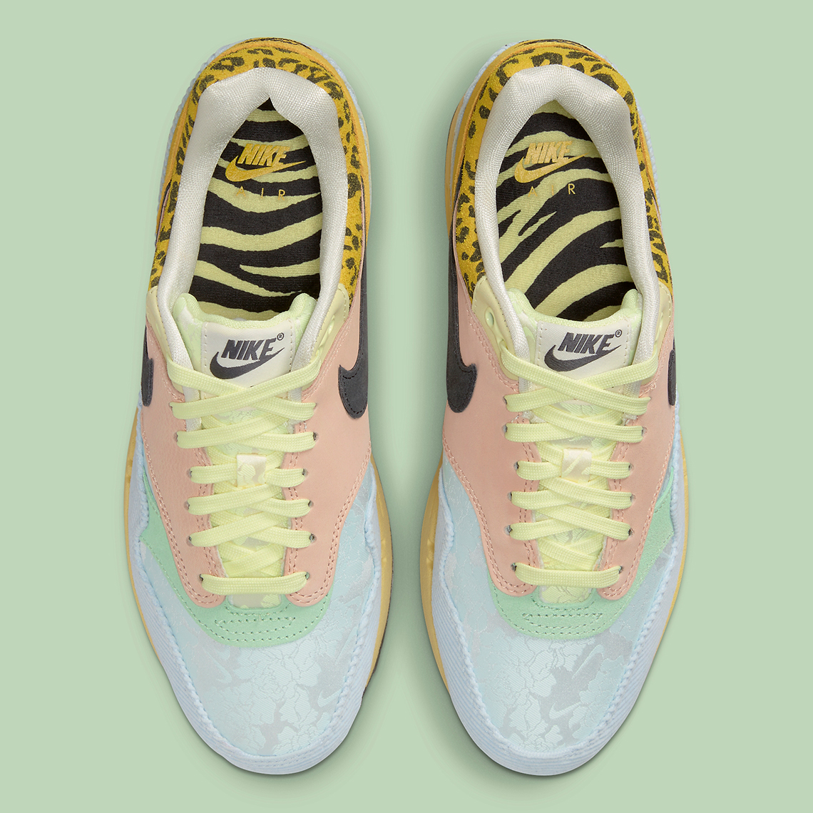 Nike Air Max 1 87 Womens Corduroy Tiger Leopard FJ4605-441 ...