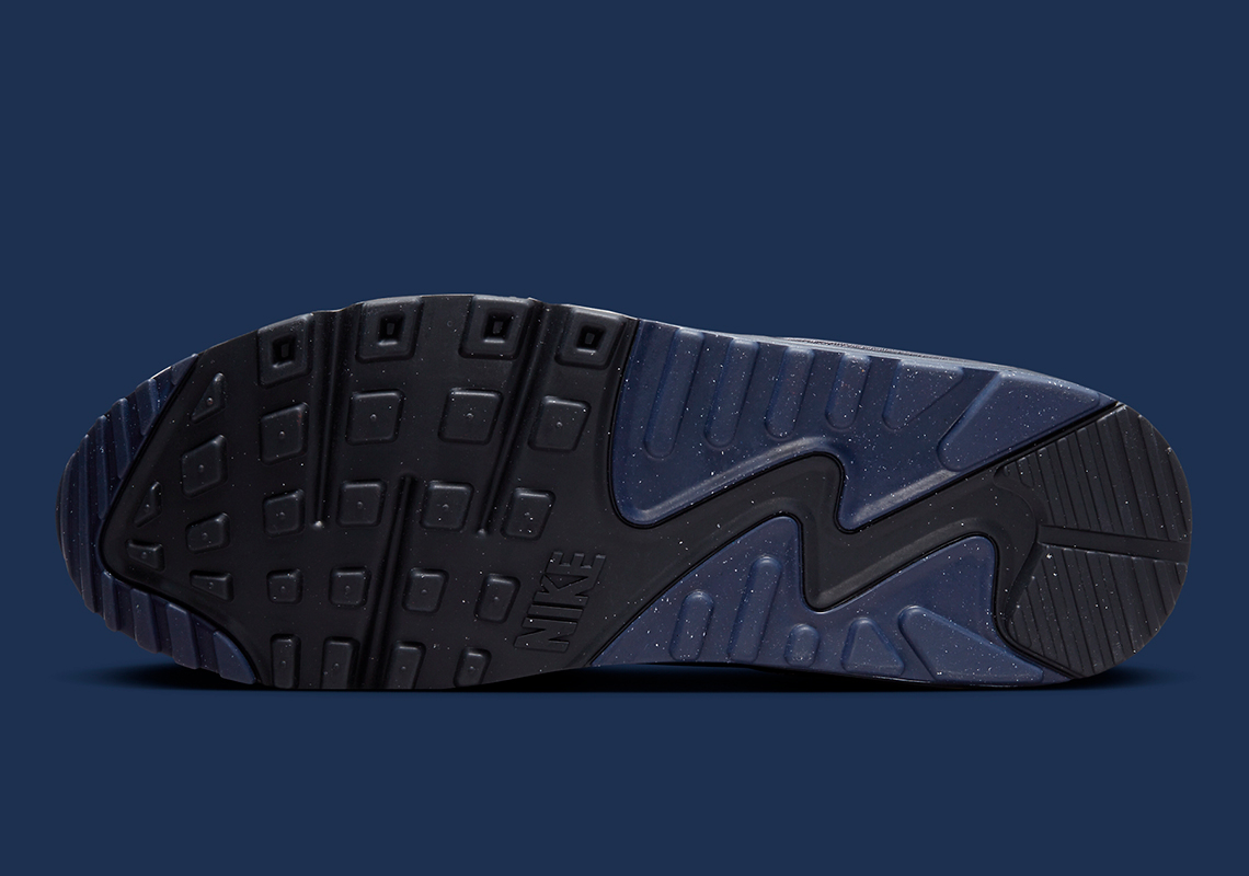 Nike Air Max 90 "Midnight Navy/Flat Pewter" DZ3522-002 | Sneaker News