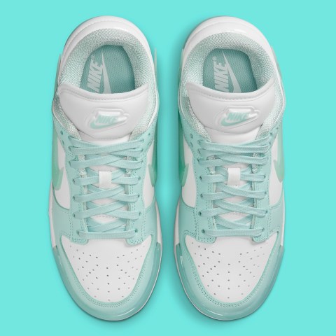 Women's Nike Dunk Low Twist "Jade Ice" DZ2794-101 | Sneaker News