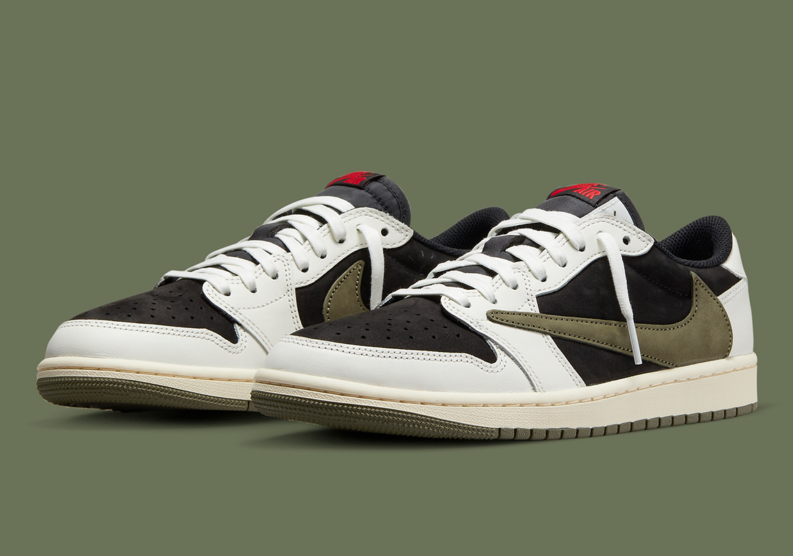 Travis Scott x Air Jordan 1 Low OG "Olive" DZ4137-106 | Sneaker News