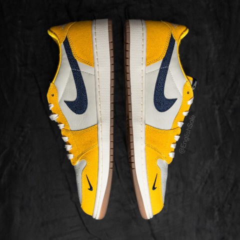 Closer-Look: Air Jordan 1 Low OG "Michigan PE" | SneakerNews.com