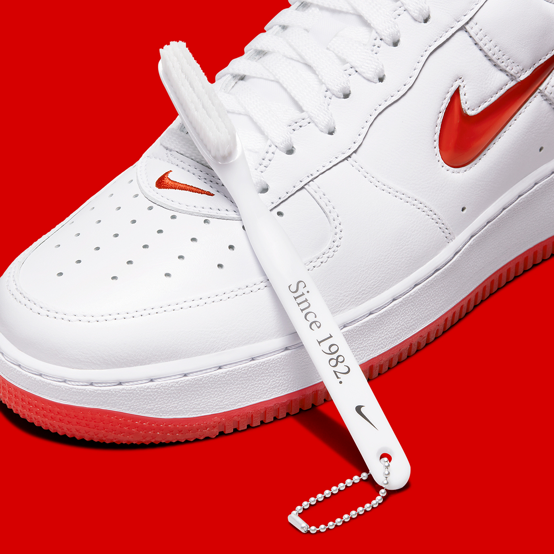 Nike Air Force 1 Low "White/Red" Color of the Month | SneakerNews.com