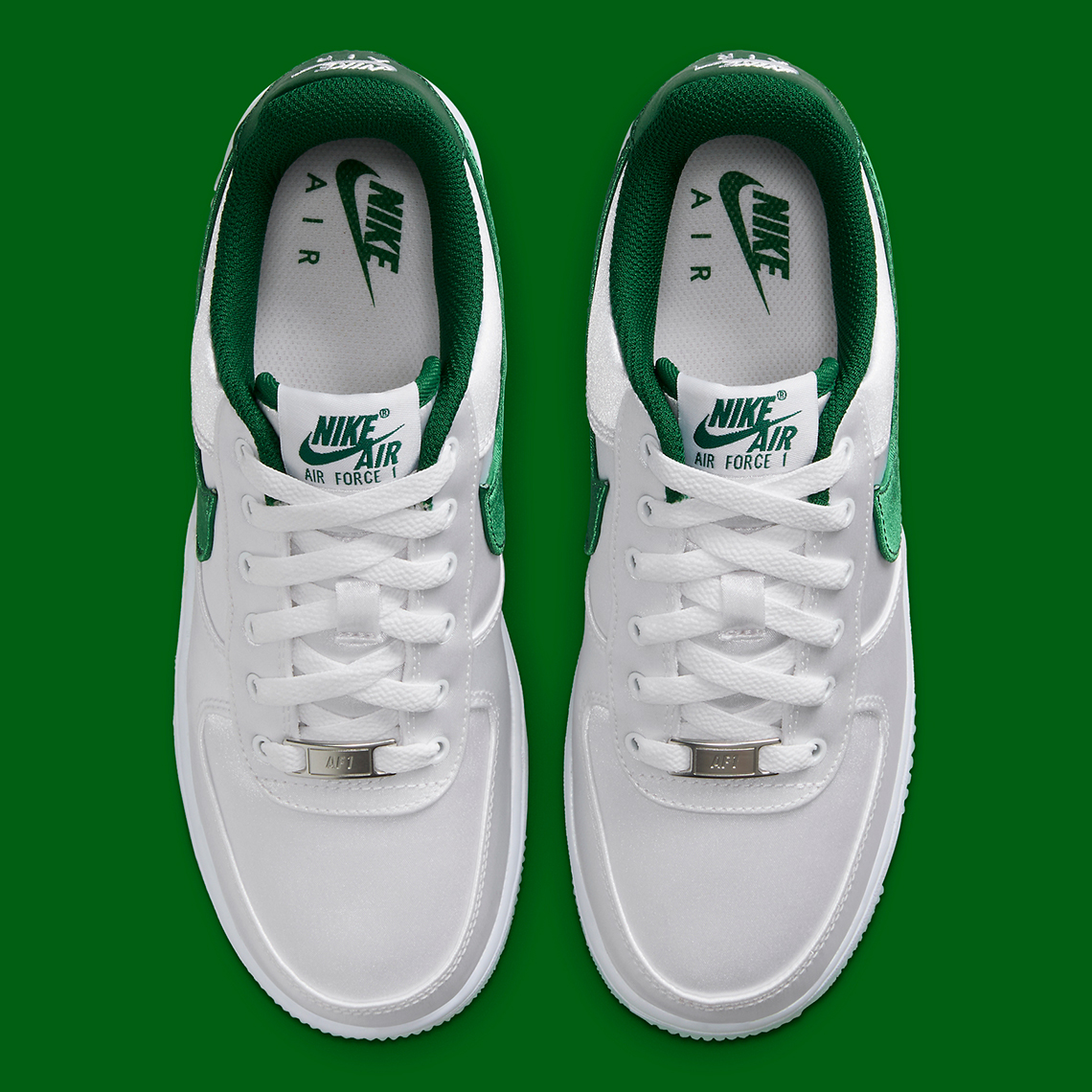 Nike Air Force 1 Low Satin "Pine Green" | SneakerNews.com