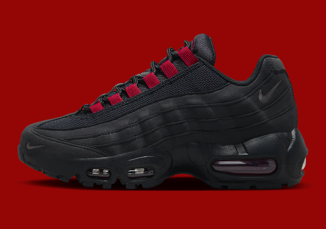 Nike Air Max 95 GS "Black/Red" FQ2430-001 | SneakerNews.com