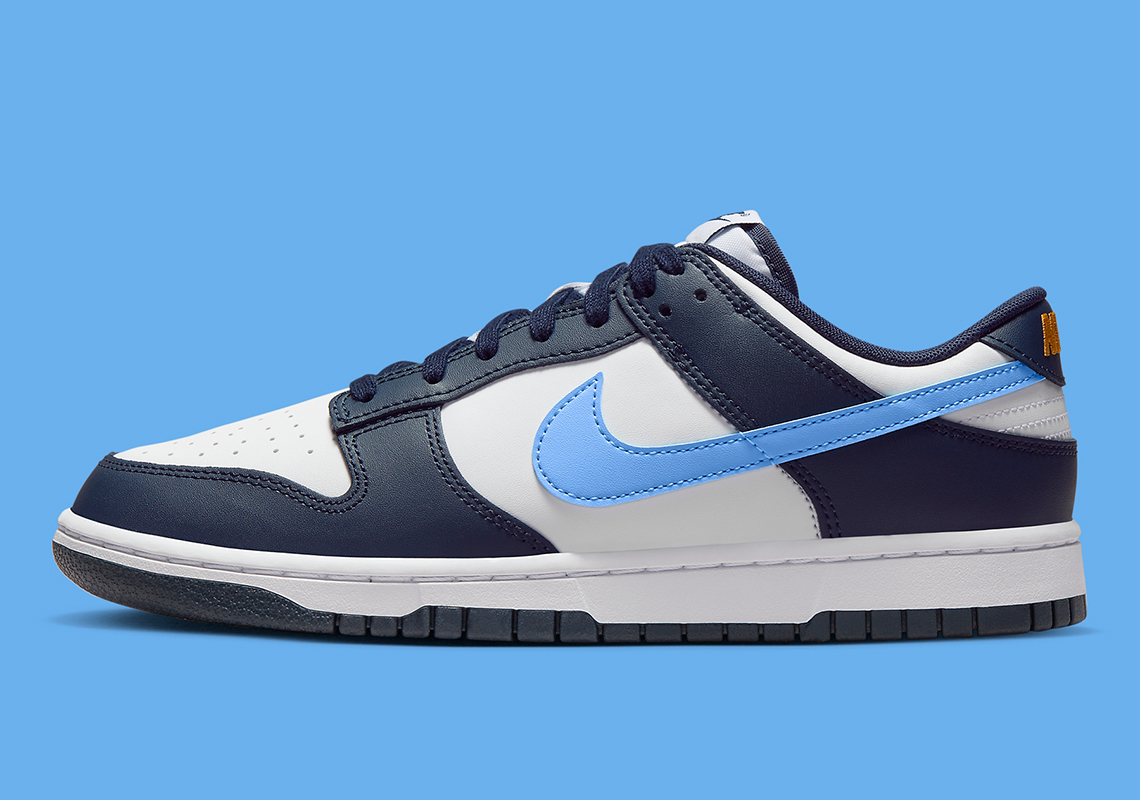 Nike Dunk Low Obsidian University Blue Orange FN7800-400 | SneakerNews.com