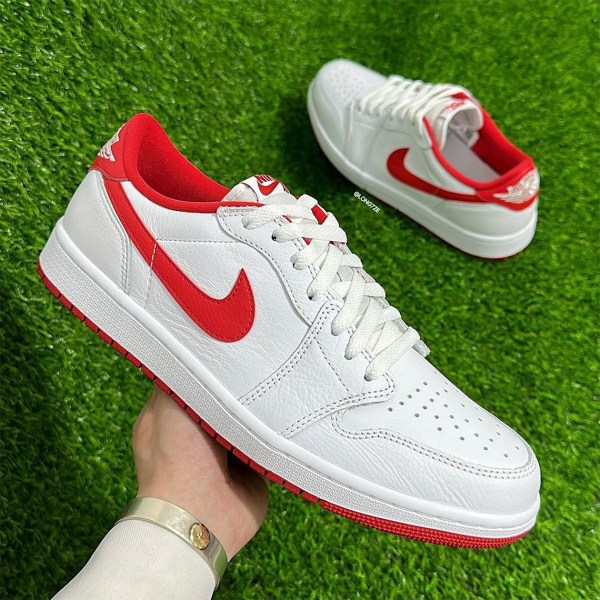 Air Jordan 1 Low OG "White/University Red" CZ0790-161 | Sneaker News