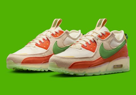 Nike Air Max Terrascape 90 Orange Green DV7413-100 | SneakerNews.com
