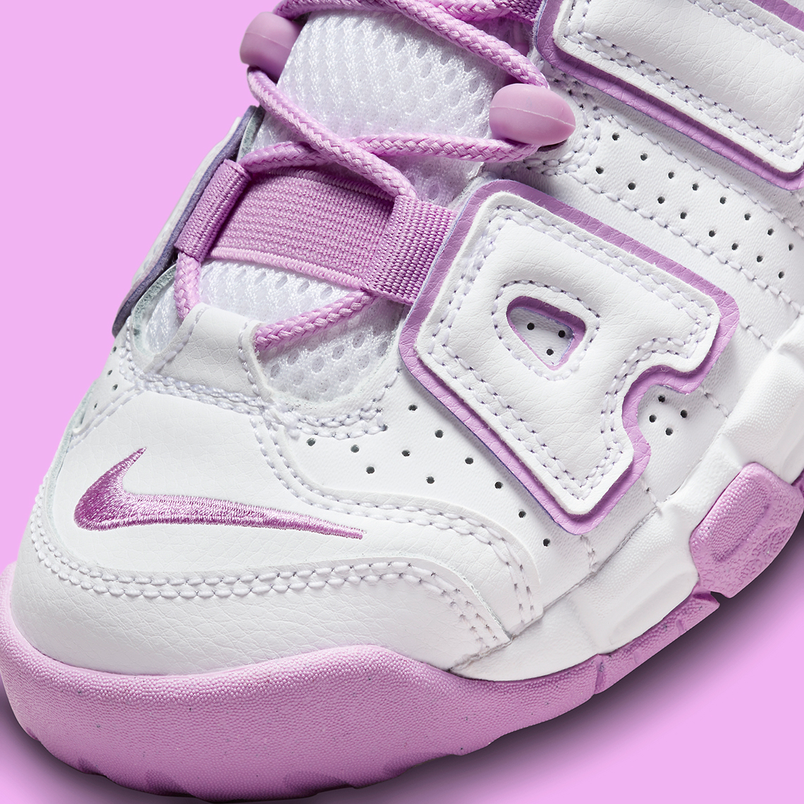 Nike Air More Uptempo GS "White/Purple" FN6976-100 | SneakerNews.com