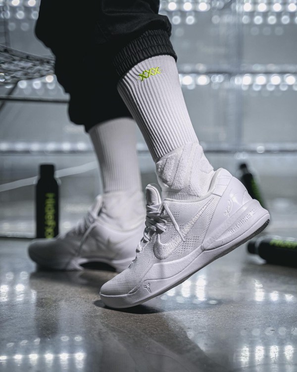 Nike Kobe 8 Protro "Triple White" FJ9364-100 | SneakerNews.com