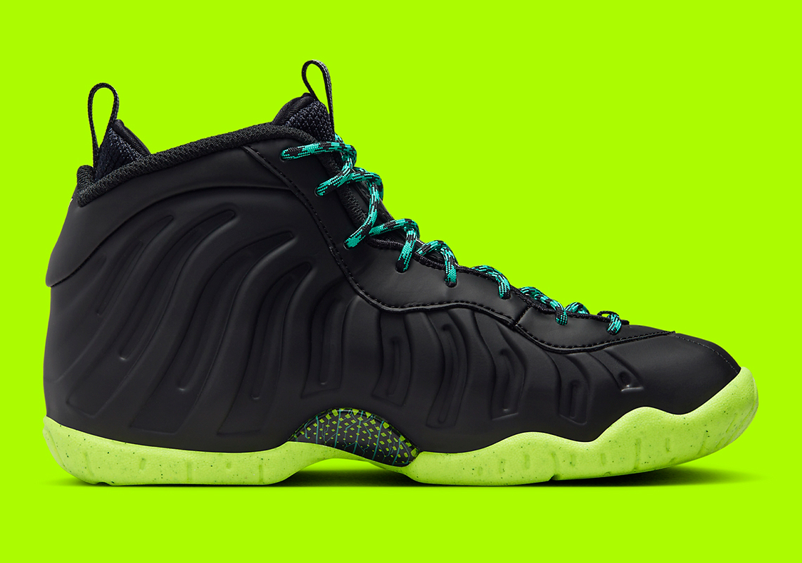 Kids' Nike Little Posite One "Black/Cactus/Teal" | SneakerNews.com