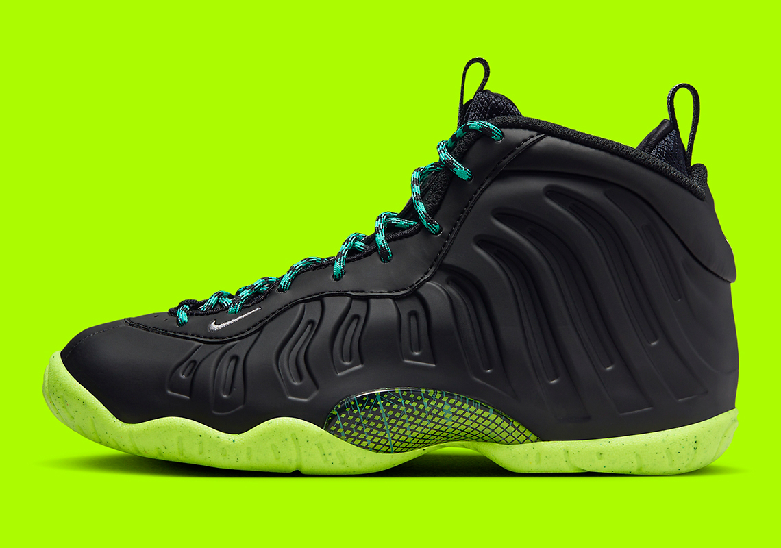 Kids' Nike Little Posite One "Black/Cactus/Teal" | SneakerNews.com