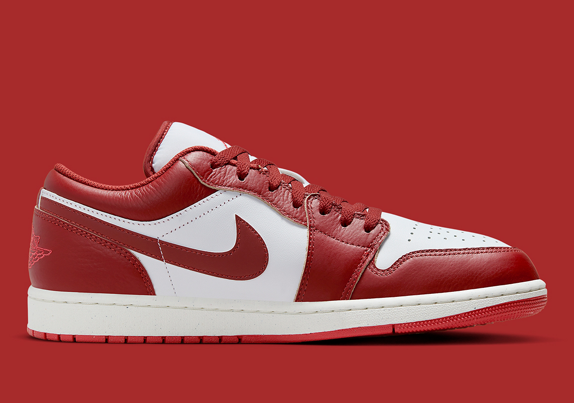 Air Jordan 1 Low "White/Dune Red" FJ3459-160 | SneakerNews.com