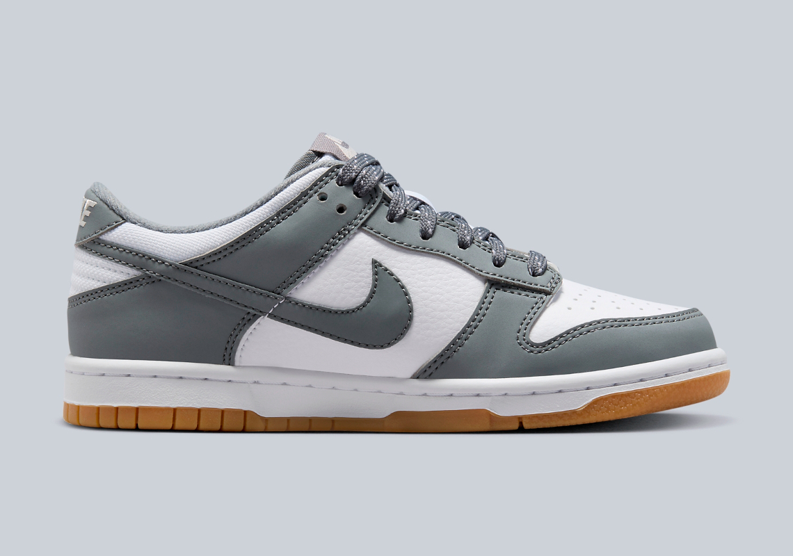 Kid’s Nike Dunk Low "Reflective Grey"FV0389-100 | SneakerNews.co