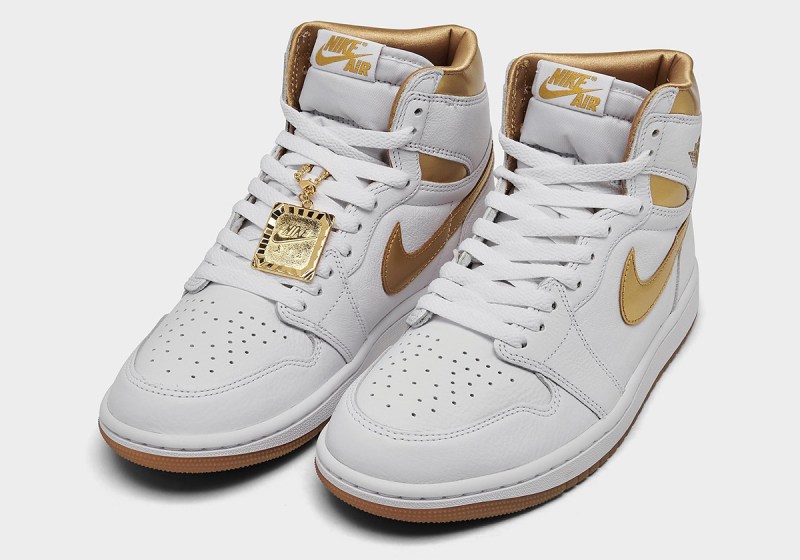 Where to Buy: Air Jordan 1 "White/Metallic Gold" | Sneaker News
