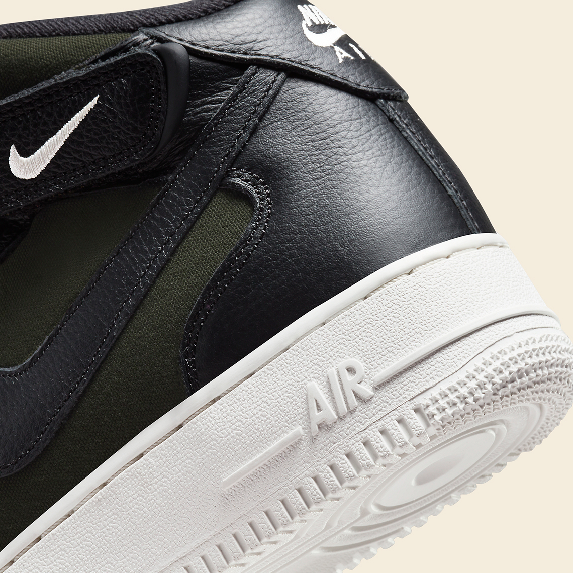 Nike Air Force 1 Mid "Olive/Sail" FB2036-300 | SneakerNews.com