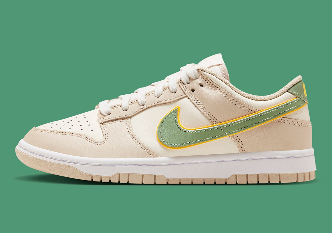 Nike Dunk Low "Pale Ivory/Oil Green" FQ6869-131 | SneakerNews.com