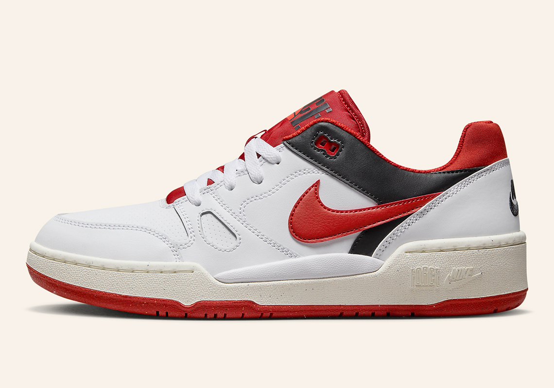 Nike Full Force Low "White/Red" FB1362-102 | SneakerNews.com
