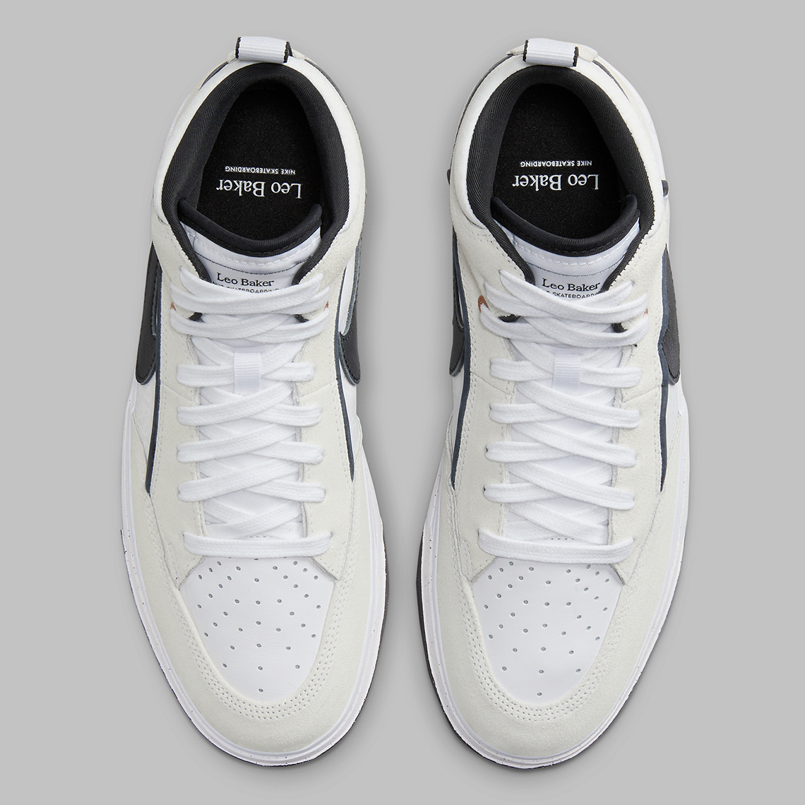 Nike SB React Leo Baker "White/Black" DX4361-100 | SneakerNews.com