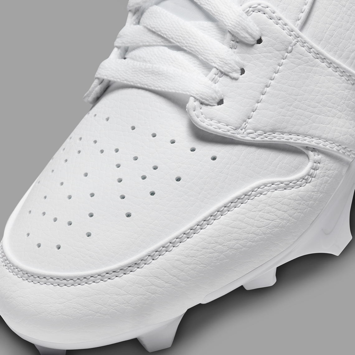 Air Jordan 1 Cleats White Neutral Grey Release Date | SneakerNews.com