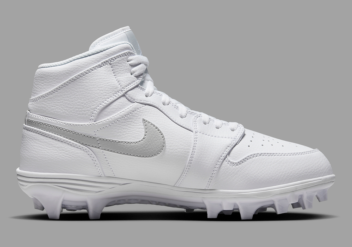 Air Jordan 1 Cleats White Neutral Grey Release Date | SneakerNews.com