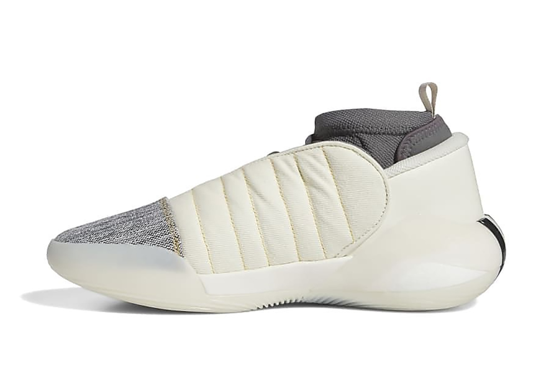 adidas Harden Vol. 7 "Cream White/Carbon Grey" IF5619 | SneakerNews.com