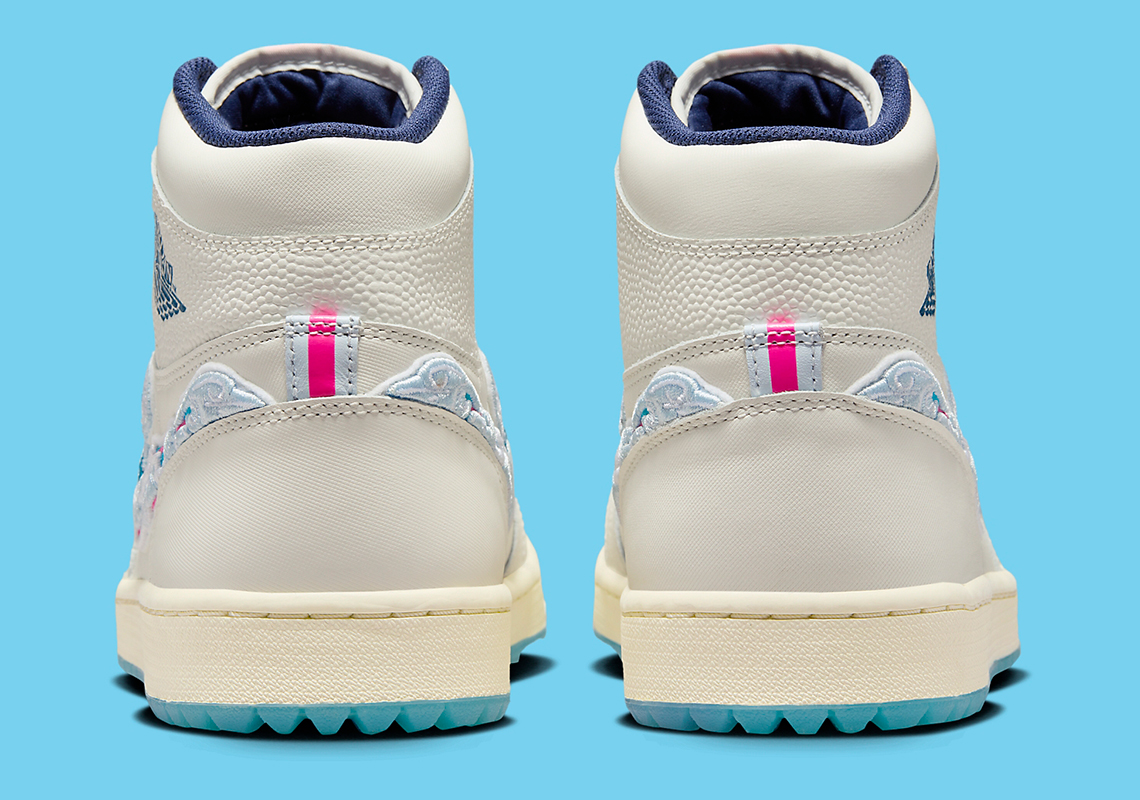 Michelle Wie West Air Jordan 1 Golf Shoes "Aloha/Waves" | SneakerNews.com