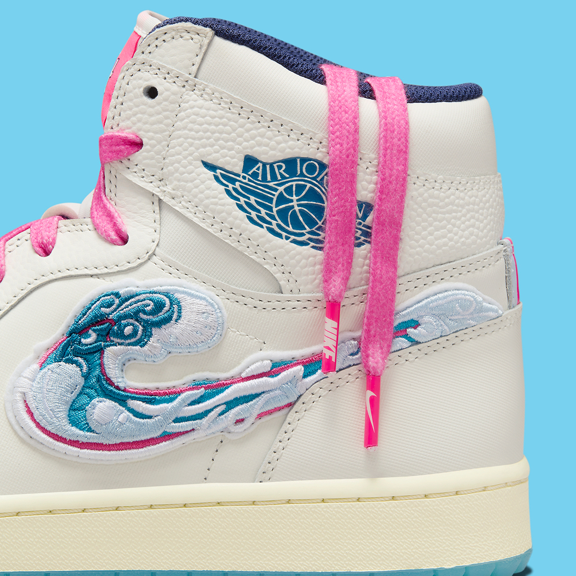 Michelle Wie West Air Jordan 1 Golf Shoes "Aloha/Waves" | SneakerNews.com